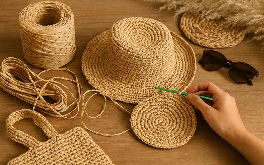 Crocheter du raphia ? Le guide pour vos créations d’été